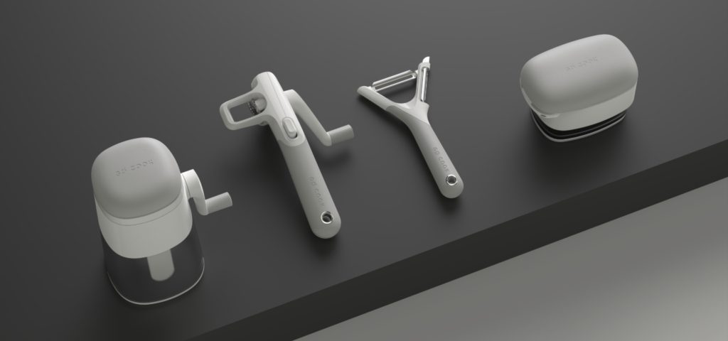 Go-Cook kitchen tools for Tesco . Industrial design by RODD Design