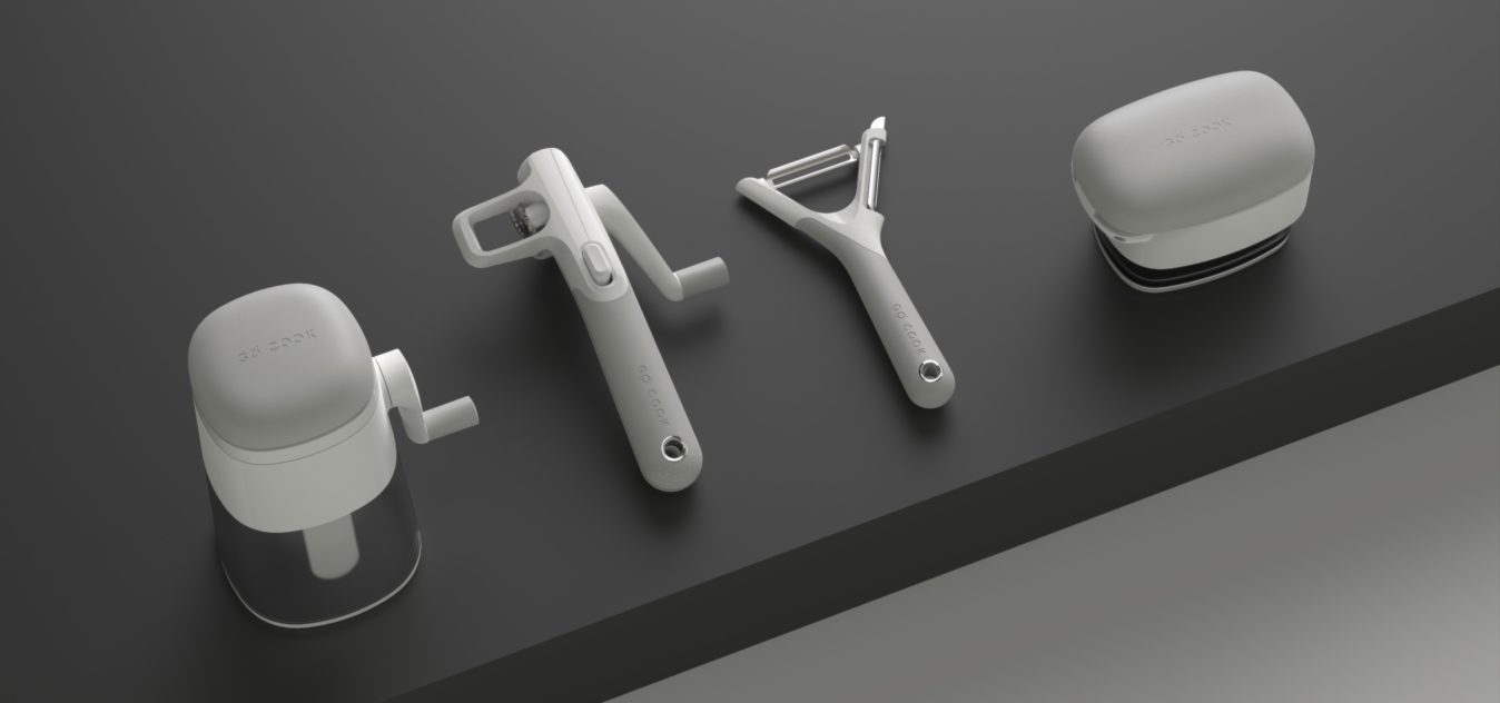 Go-Cook kitchen tools for Tesco . Industrial design by RODD Design